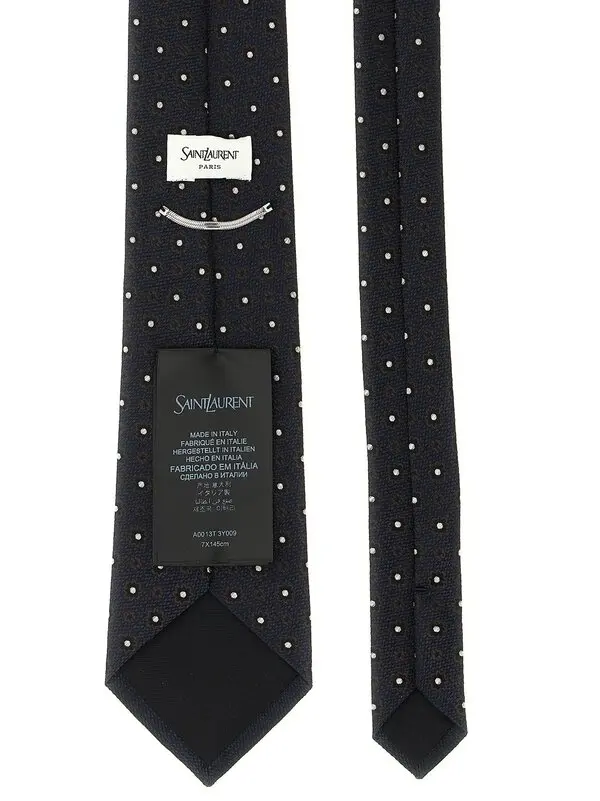 Saint Laurent Jacquard Tie