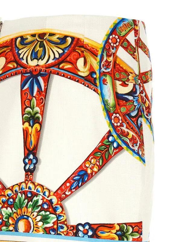 Dolce & Gabbana Carretto' Skirt - Multicolor