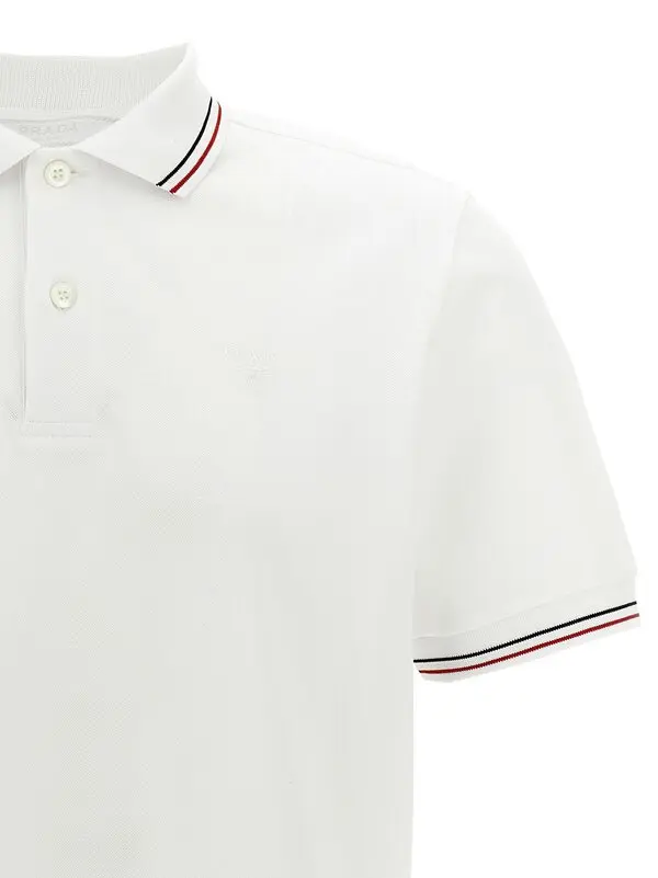 Prada Piqué Polo Shirt