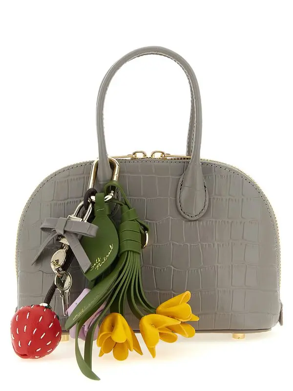 SELF-PORTRAIT Croc Leather Mini Toast' Handbag