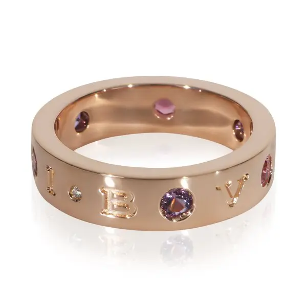 BVLGARI Rose Gold Tourmaline And Amethyst Roman Sorbet Ring - Rose_gold