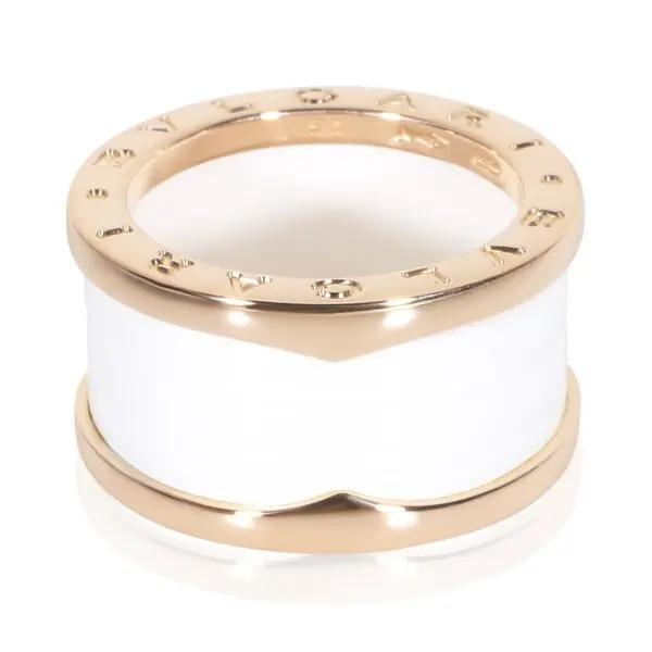 BVLGARI Rose Gold B.zero1 Ring - Rose_gold/ceramic