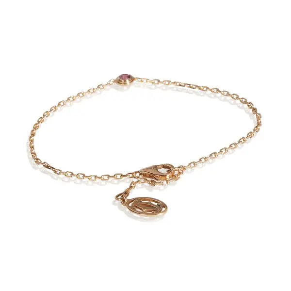 Cartier Rose Gold Pink Sapphire Damour Bracelet