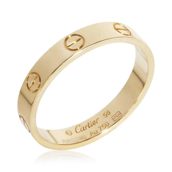 Cartier Yellow Gold Small Model Love Ring