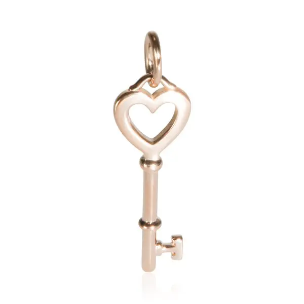 Tiffany & Co. Rose Gold Heart Key Pendant