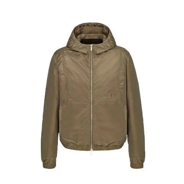 Dior X Kenny Scharf Embroidered Logo Hooded Jacket - Green