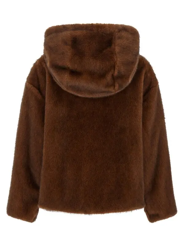 Herno Faux Fur Bomber Jacket