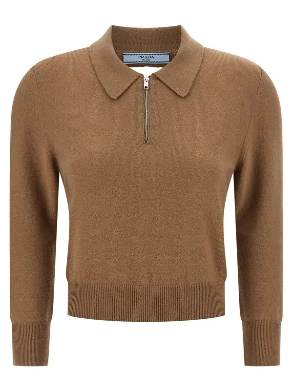 Prada Wool Polo Shirt