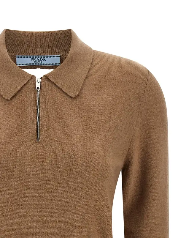 Prada Wool Polo Shirt