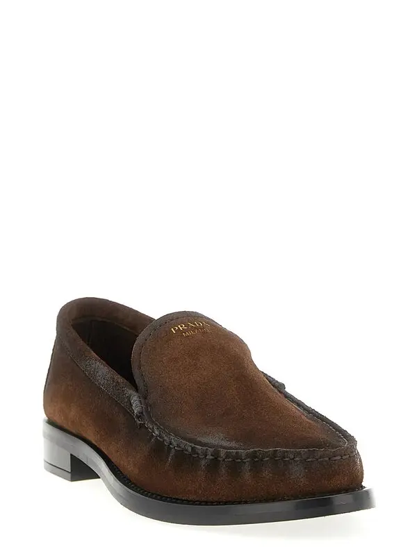 Prada Suede Loafers