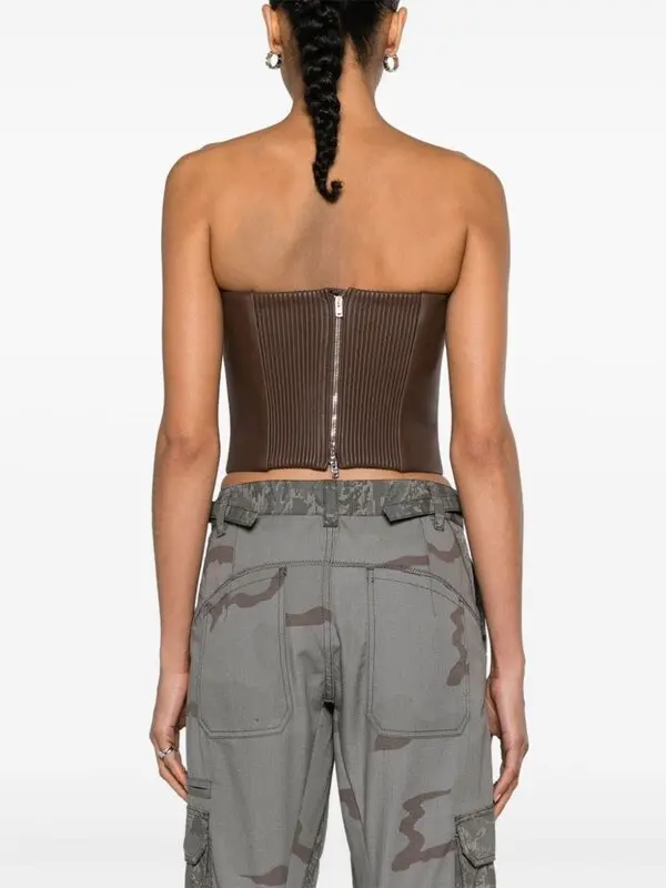 Amiri Leather Bustier