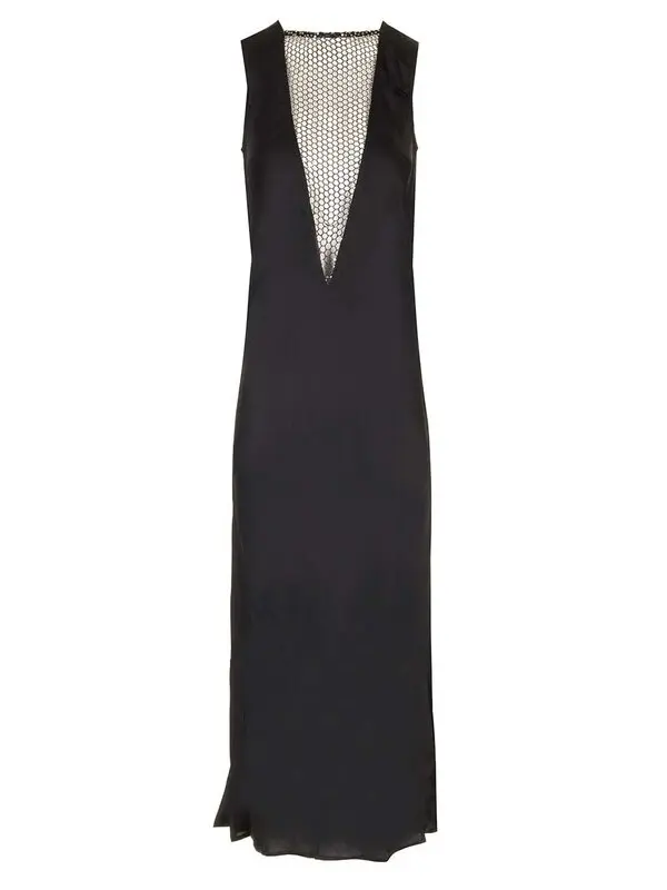 ROTATE BY BIRGER CHRISTENSEN Satin Long Dress