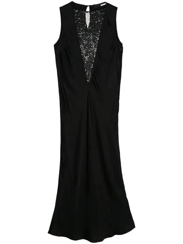 ROTATE BY BIRGER CHRISTENSEN Satin Long Dress