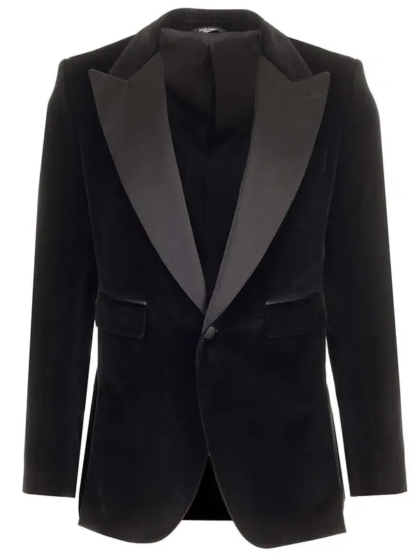 Dolce & Gabbana Velvet Tuxedo Jacket
