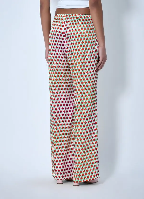 Dries Van Noten Wide-leg Patterned Trousers