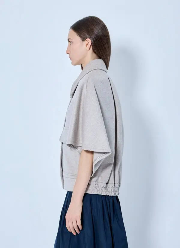 Max Mara Cape-style Wool Jacket