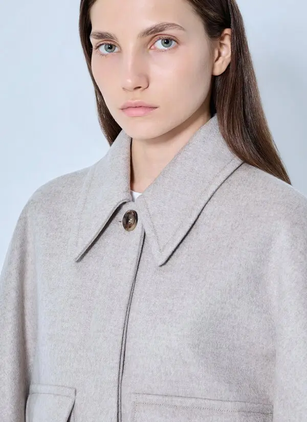 Max Mara Cape-style Wool Jacket