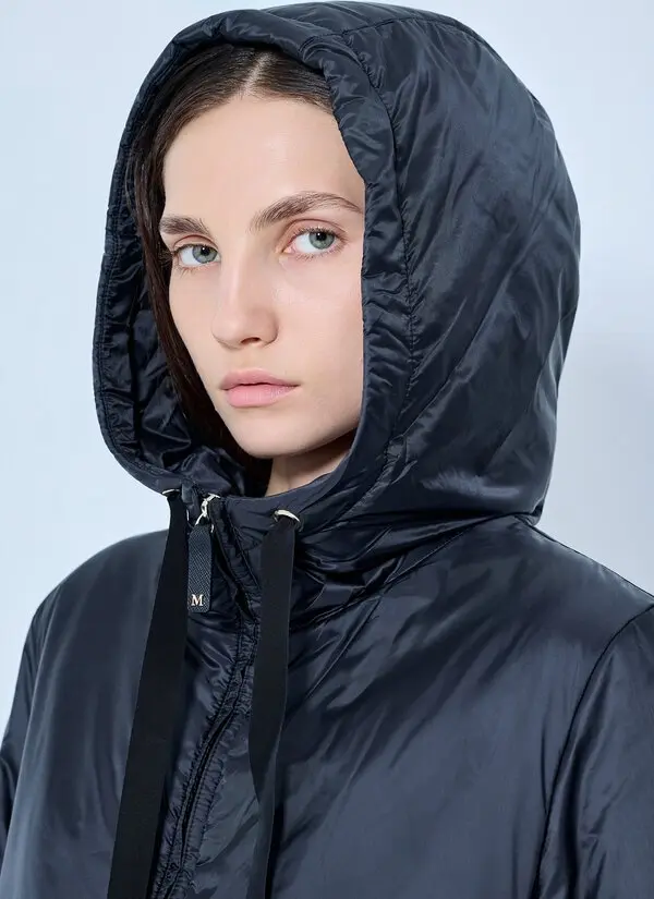 Max Mara Hooded Puffer Jacket - Black