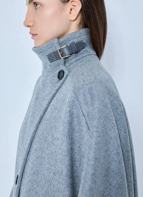 Max Mara Asymmetric Cashmere Cape