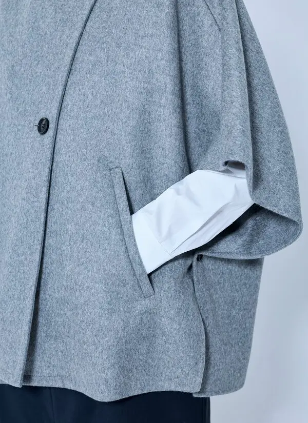 Max Mara Asymmetric Cashmere Cape