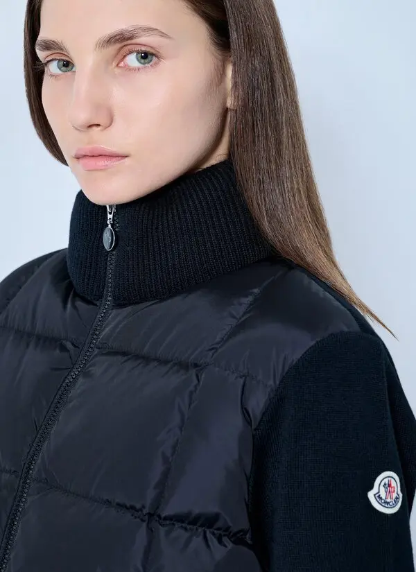 Moncler Padded Zip Vest - Black