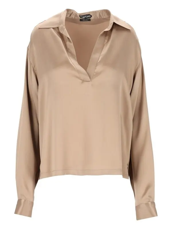 TOM FORD Soft Polo Shirt - Cream