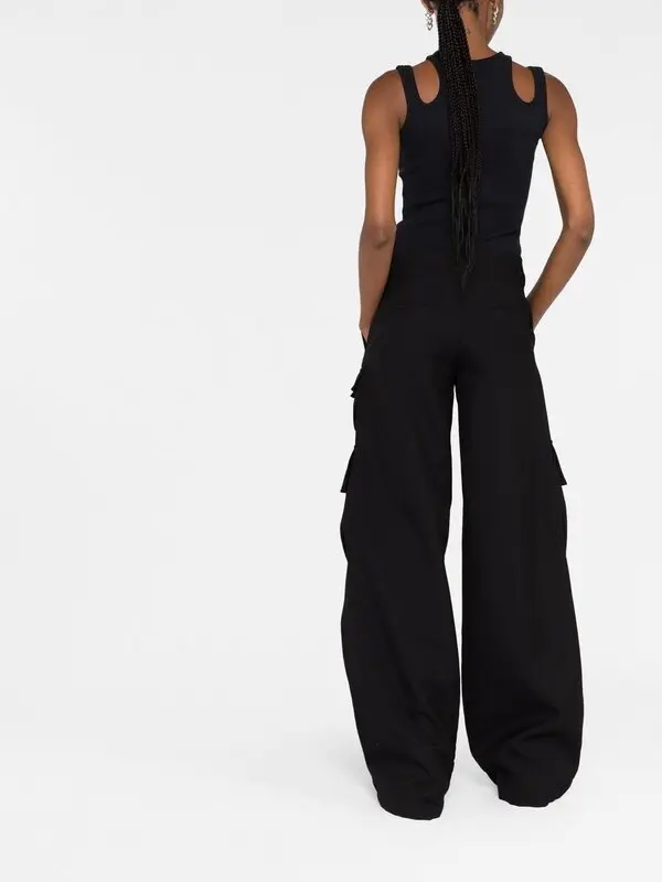 Off-White Virgin Wool Cargo Trousers