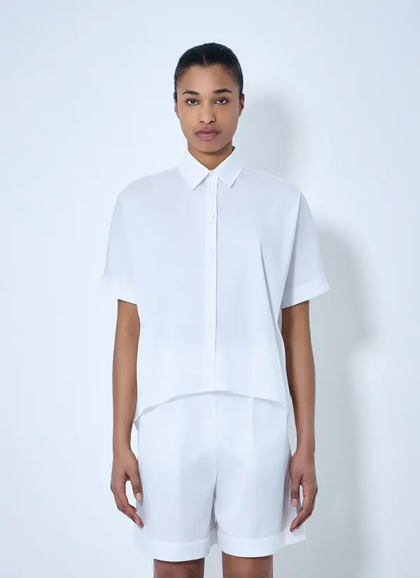 Max Mara Cotton Poplin Shirt - White