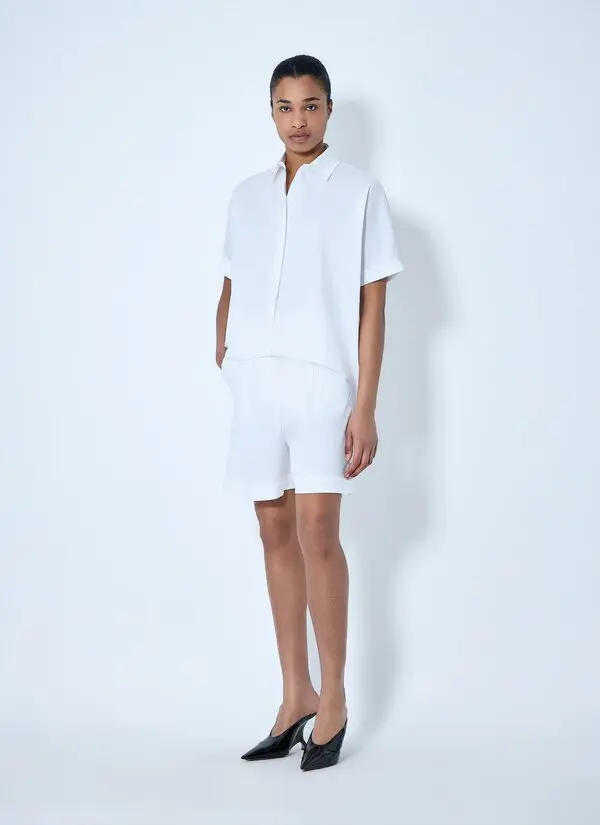Max Mara Cotton Poplin Shirt - White