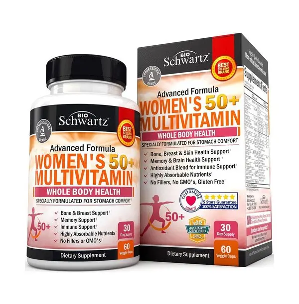 BIOSCHWARTZ 50+ Multivitamin Capsules - No Color
