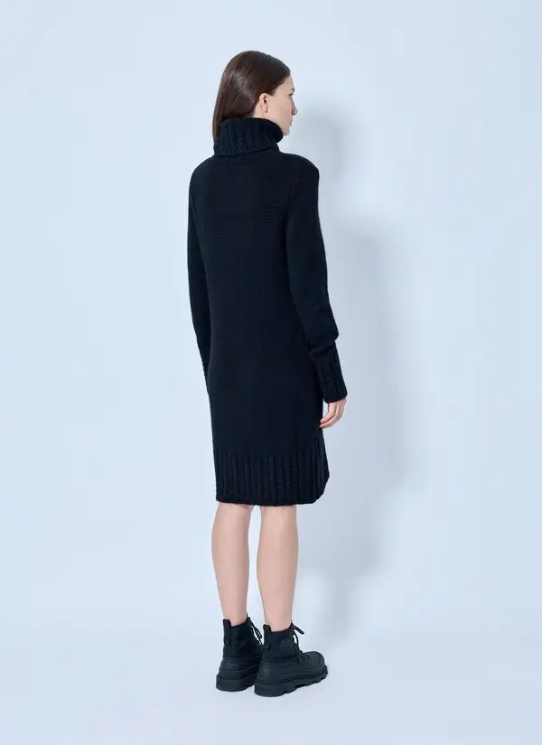 Moncler Turtleneck Knit Dress