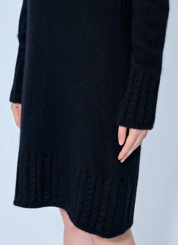 Moncler Turtleneck Knit Dress
