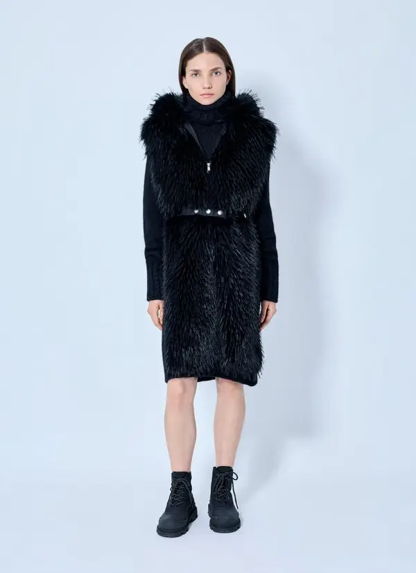 Moncler Textured Wool-blend Coat