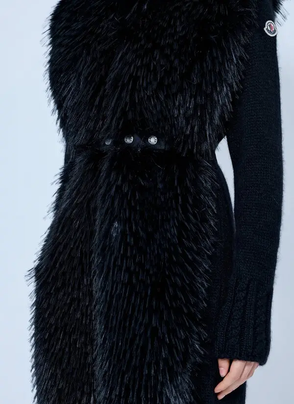 Moncler Textured Wool-blend Coat