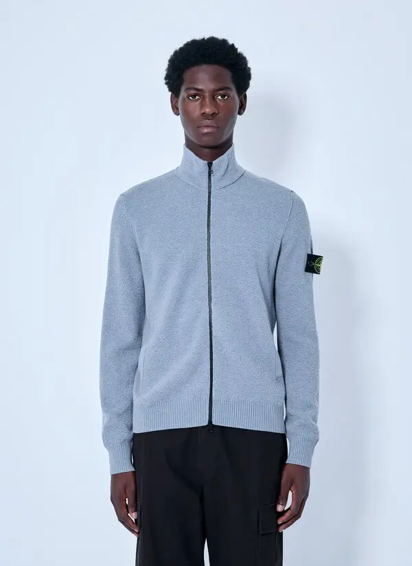 Stone Island Zip-up Knit Sweater