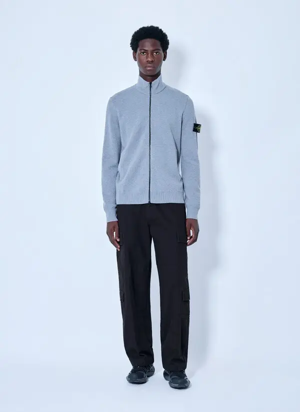 Stone Island Zip-up Knit Sweater