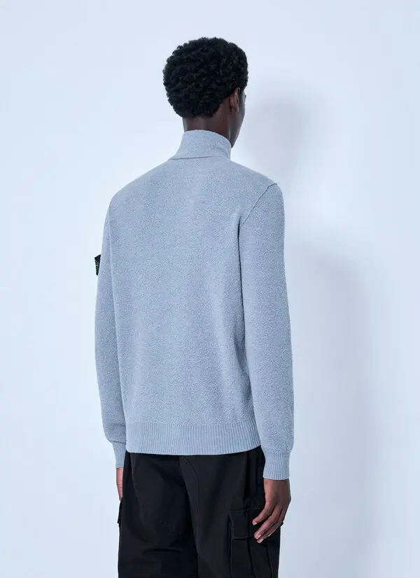 Stone Island Zip-up Knit Sweater