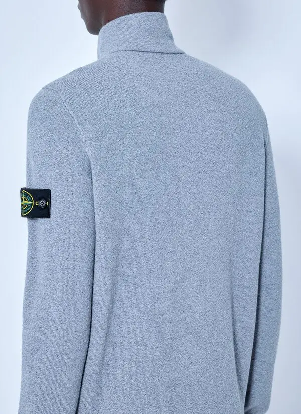 Stone Island Zip-up Knit Sweater