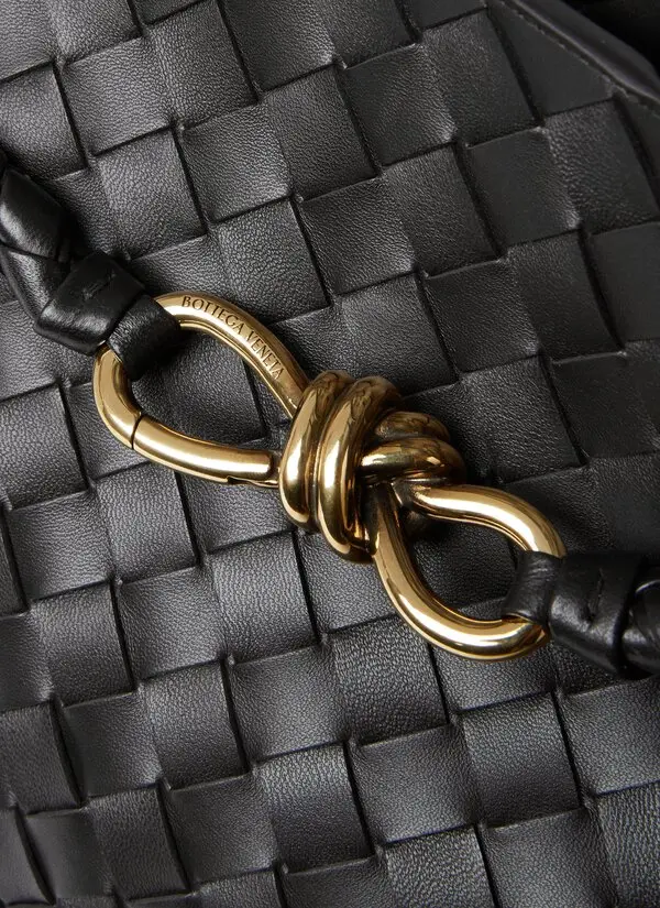Bottega Veneta Andiamo Handbag - Black