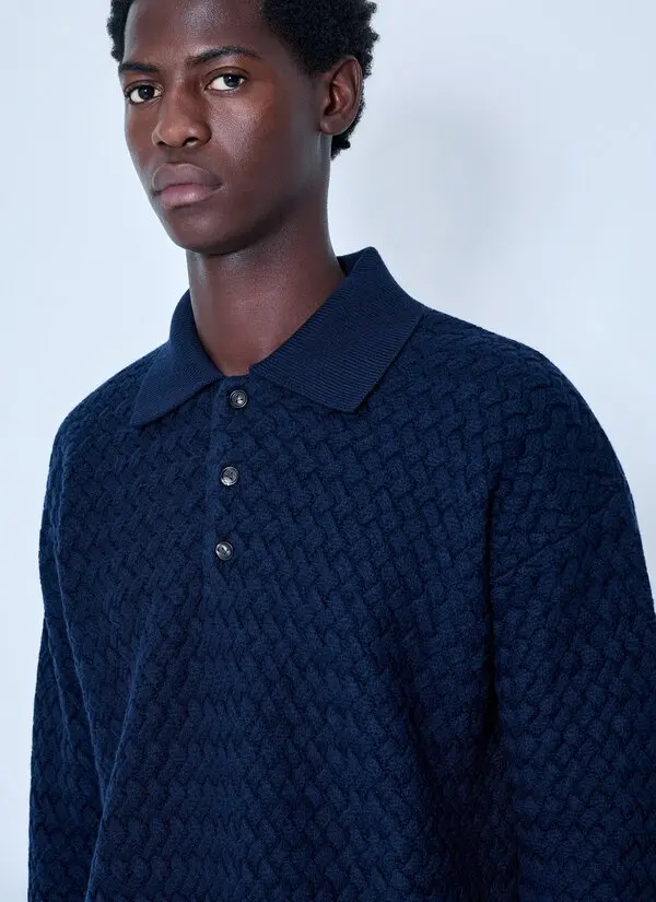 Bottega Veneta Wool Intrecciato Sweater