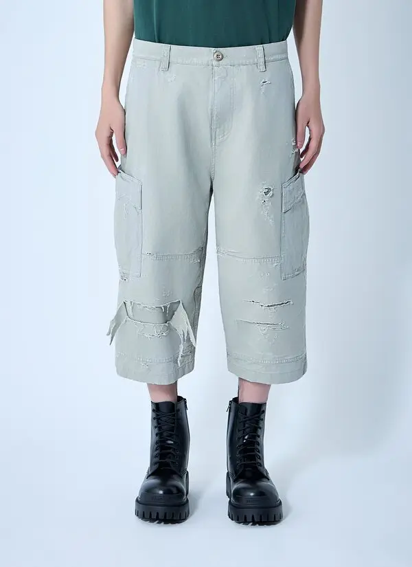 Balenciaga Cropped Cargo Pants
