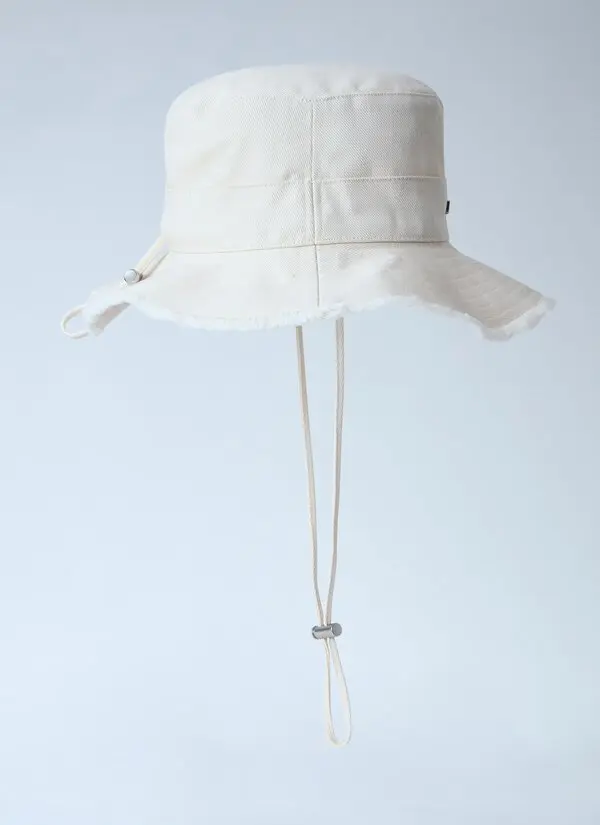Jacquemus Le Bob Artichaut Bucket Hat - White