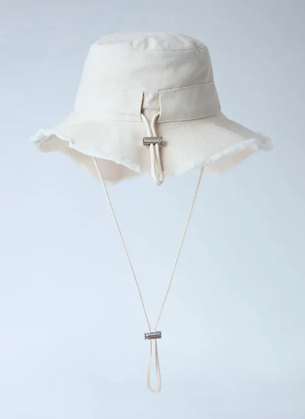 Jacquemus Le Bob Artichaut Bucket Hat - White