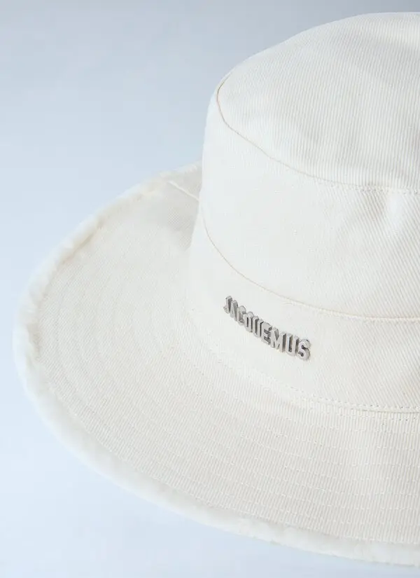 Jacquemus Le Bob Artichaut Bucket Hat - White