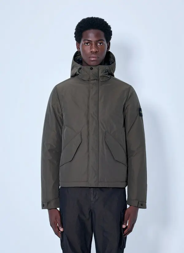 Stone Island Hooded Quilted Jacket