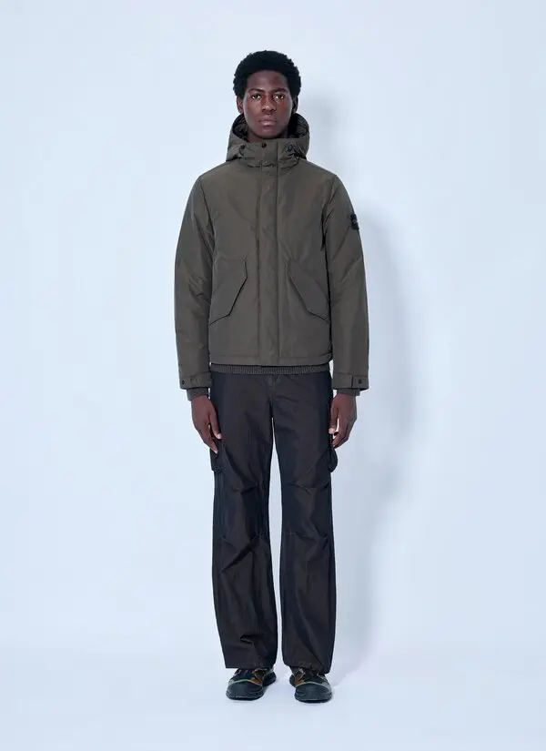Stone Island Hooded Quilted Jacket