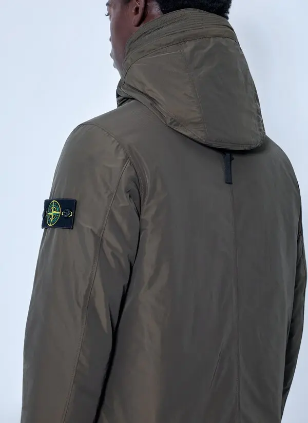 Stone Island Hooded Quilted Jacket