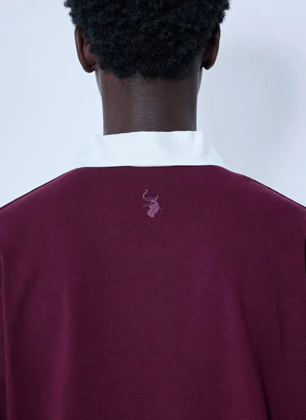 WALES BONNER Prism Rugby Polo Shirt