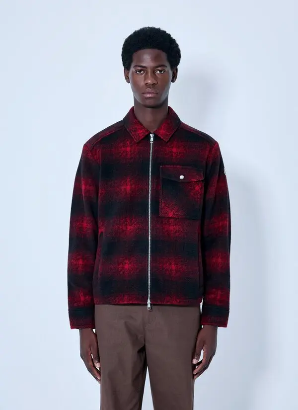 Moncler Checked Zip-front Jacket