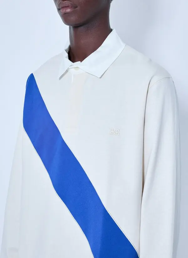 WALES BONNER Prism Rugby Polo Shirt